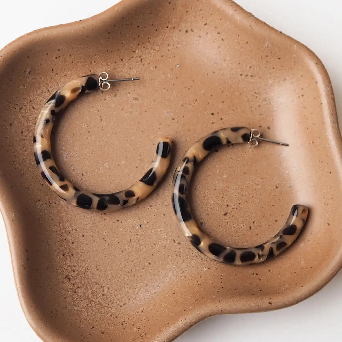 Karamell Slim Hoop Earrings | by Custom Made