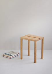 Peg Stool | Natural Oak | by Moebe