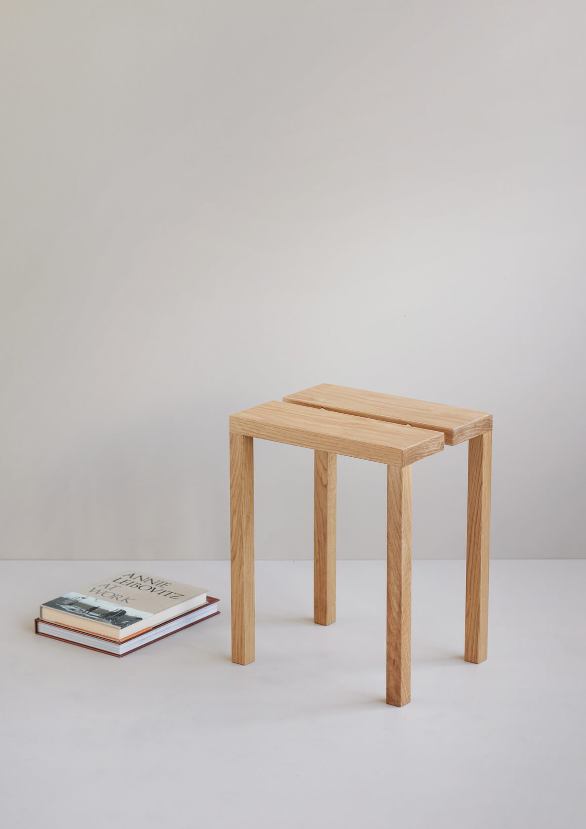 Peg Stool | Natural Oak | by Moebe | Lifestory
