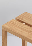 Peg Stool | Natural Oak | by Moebe