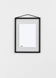 A4 Frame | Black Powder Coated Aluminium | by Moebe