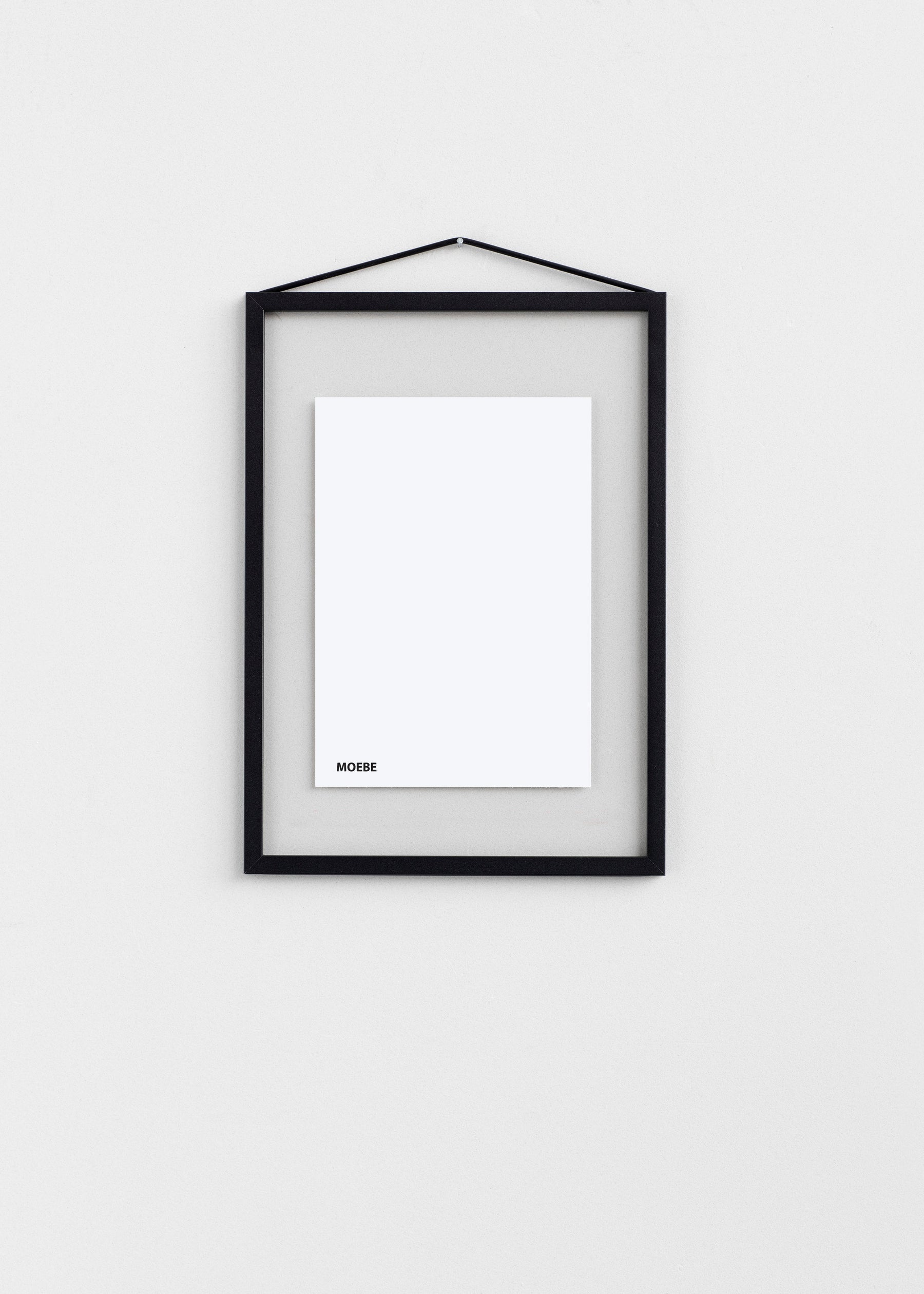 A4 Frame | Black Powder Coated Aluminium | by Moebe