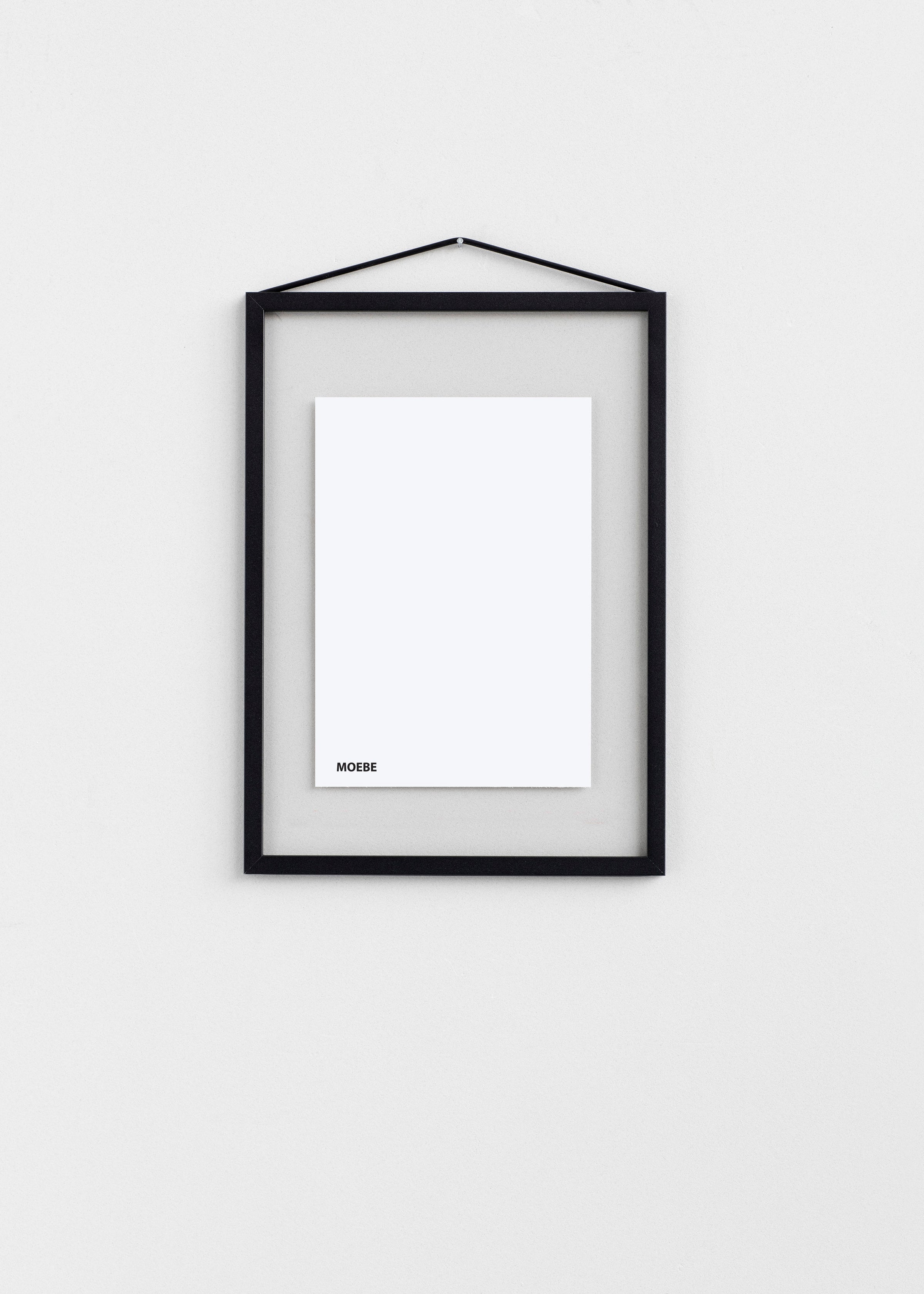 A4 Frame | Black Powder Coated Aluminium | by Moebe